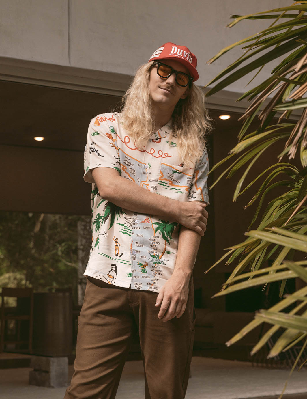 Florida Buttonup | Men's Hawaiian Style Buttonup Cabana Shirt| Duvin ...