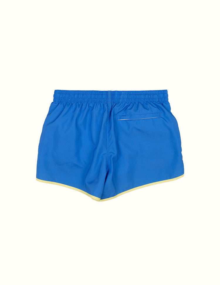Poolside Tanning Swim Blue | 3'' Inseam 12.5'' Outseam Men's Short Swim ...