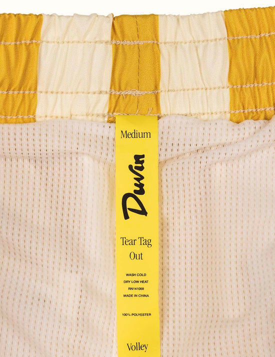 Travel Swim Short Yellow | 5'' Inseam 15'' Outseam Men's Swim Short ...